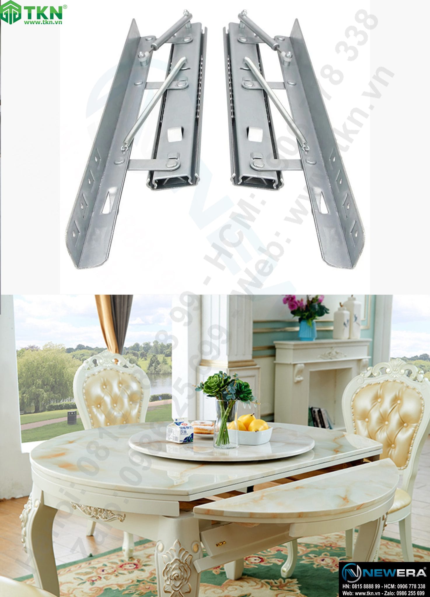 Ray trượt bàn thông minh mở rộng 6 tầng NE4869.420.526